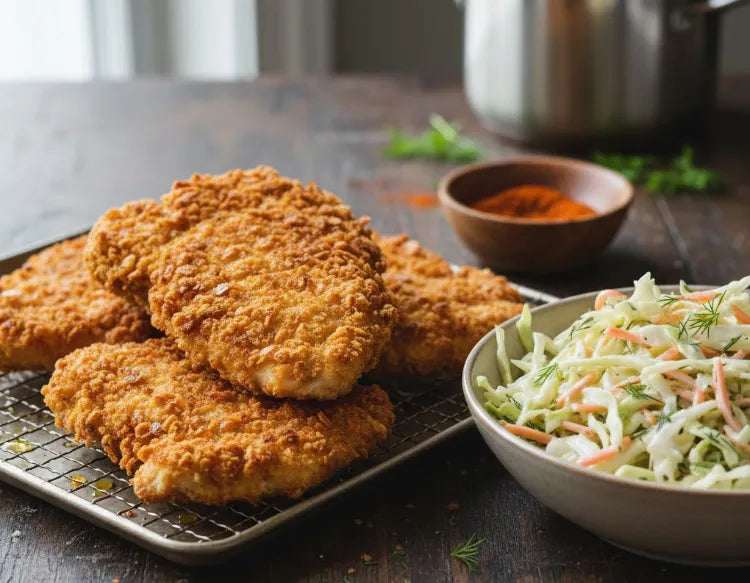 Crispy Buttermilk Fried Chicken Recipe with Geedel Food Chopper