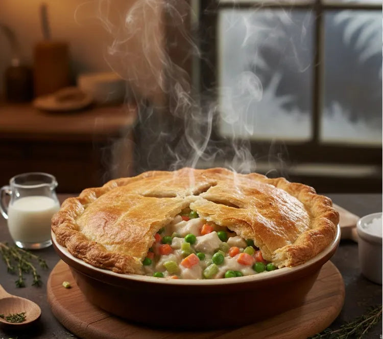 Easy Chicken Pot Pie Recipe with the Geedel Food Chopper