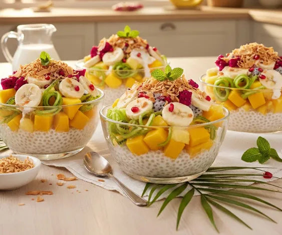 Tropical Fruit Coconut Medley Recipe: Quick Prep with Geedel Chopper