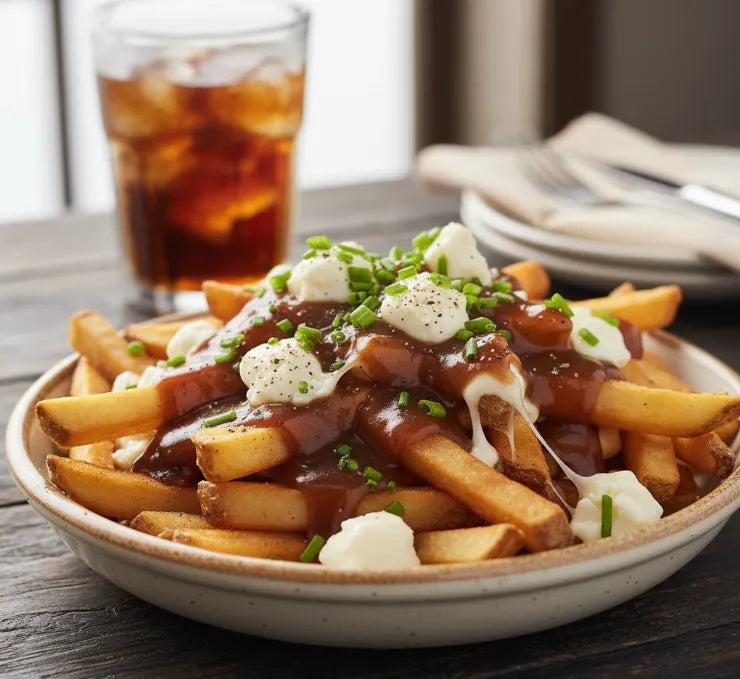 Poutine with Cheese Curds: Canada’s Ultimate Comfort Stack – Geedel