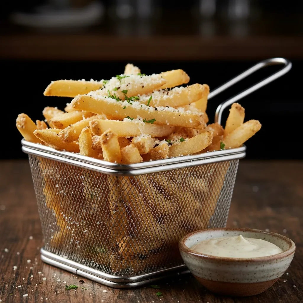 Parmesan Truffle Fries: Crispy, Cheesy, Pure Luxury on a Plate – Geedel