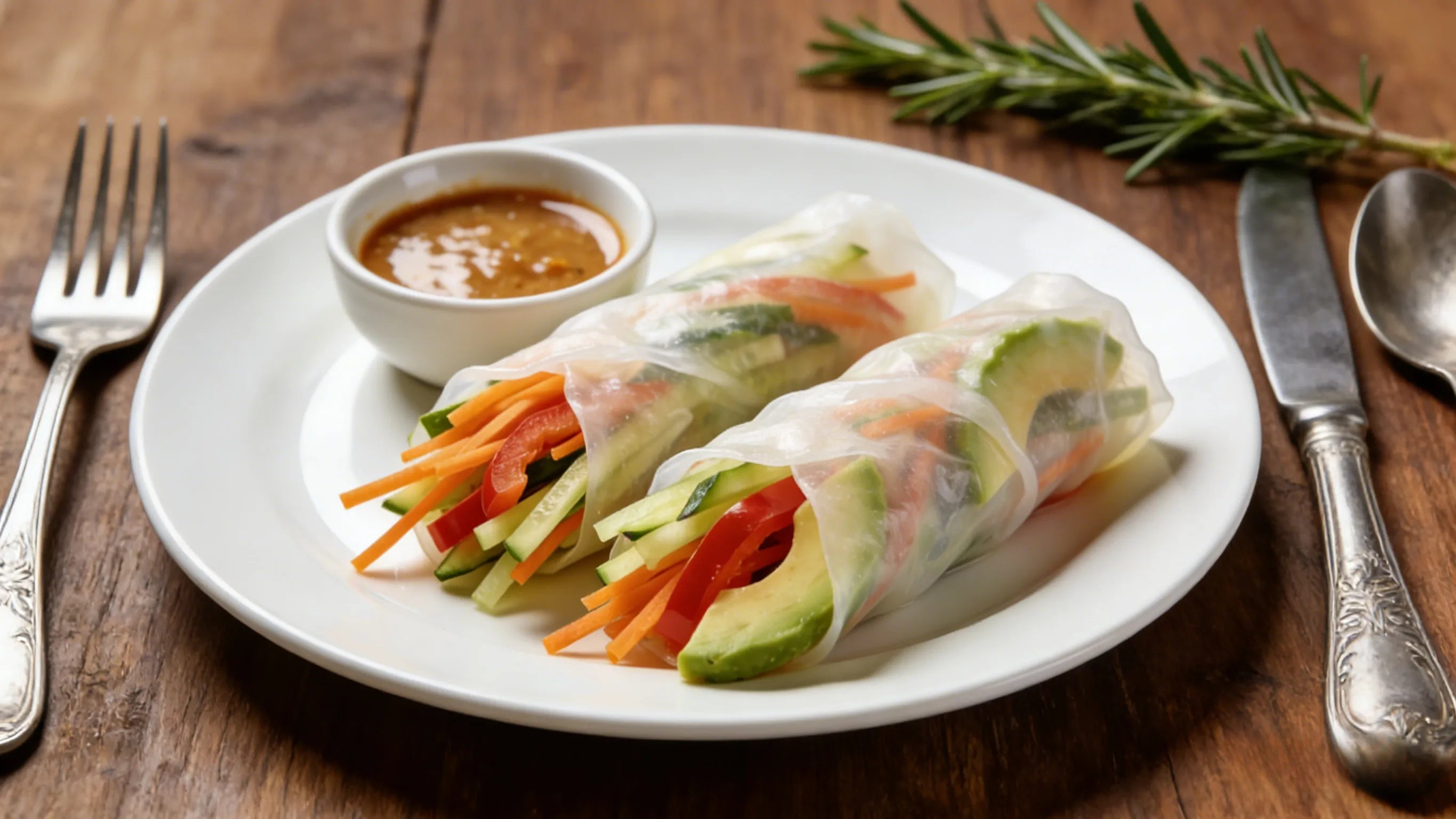 Fresh Vegetable Spring Rolls: Crisp, Colorful, and Bursting with Flavo ...