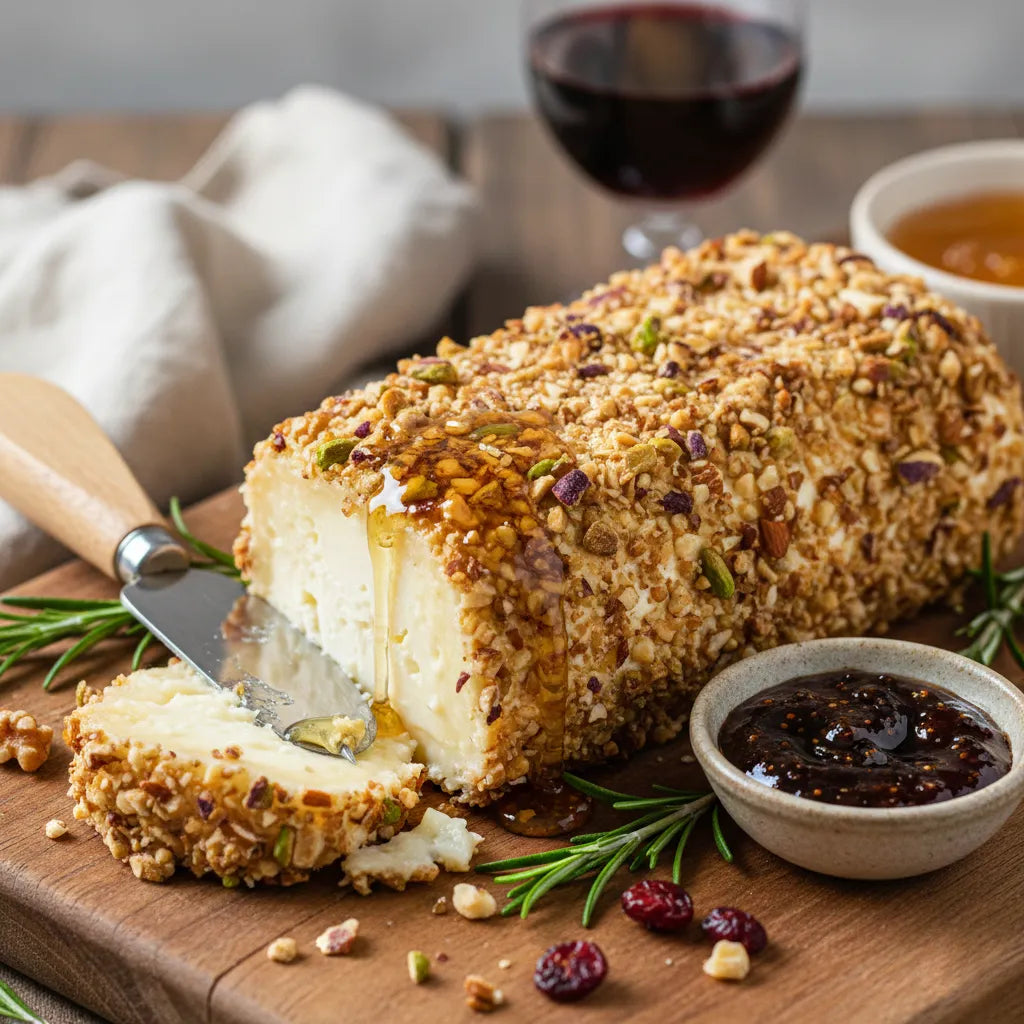 Crispy Nut-Crusted Goat Cheese: Elegant Bites of Creamy Crunch – Geedel