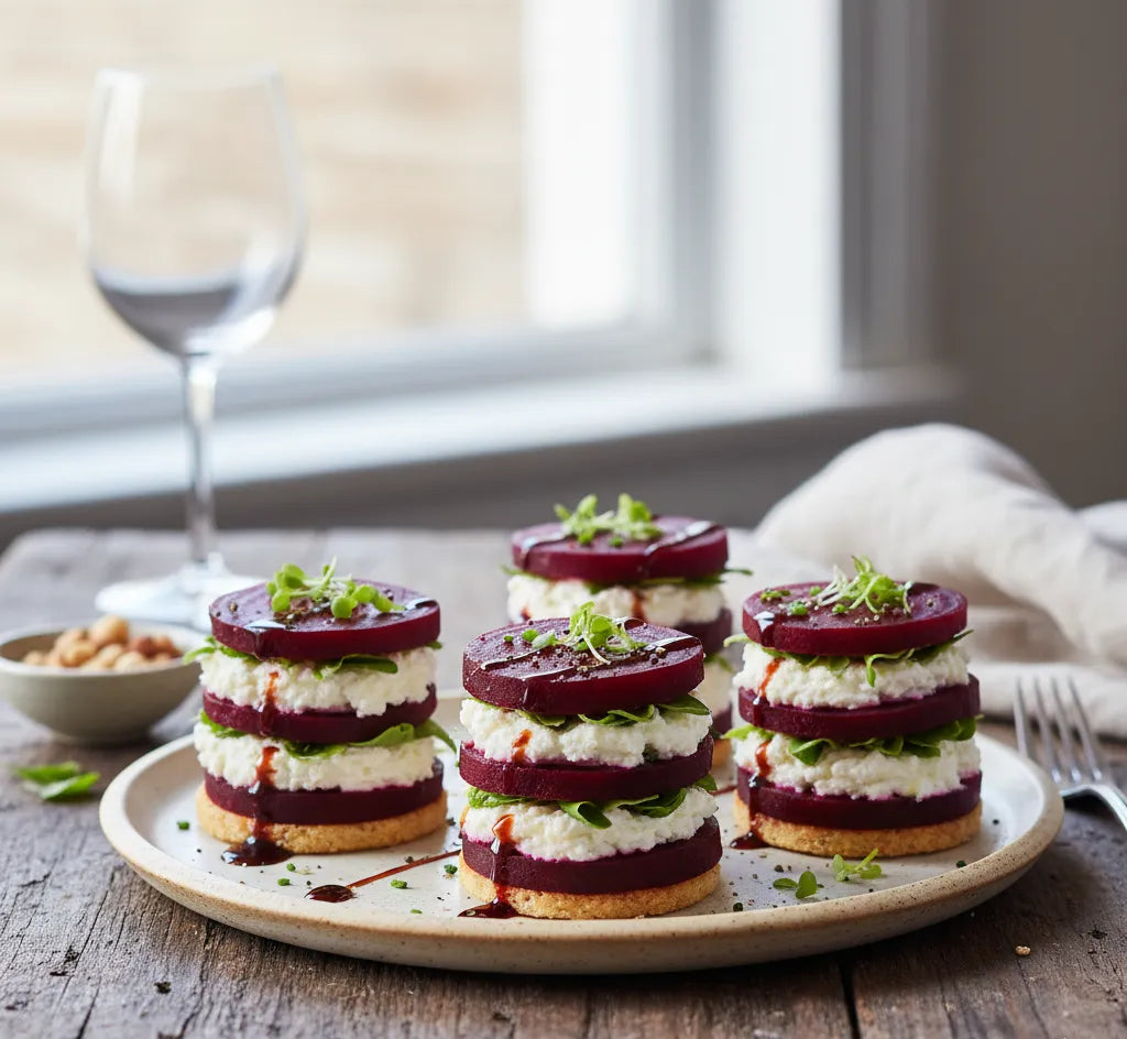 Beet & Goat Cheese Napoleons: Stunning Stacks of Earthy Elegance – Geedel