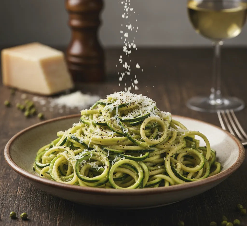 Cacio e Pepe Zucchini Noodles: Roman Comfort, Zero Carbs – Geedel