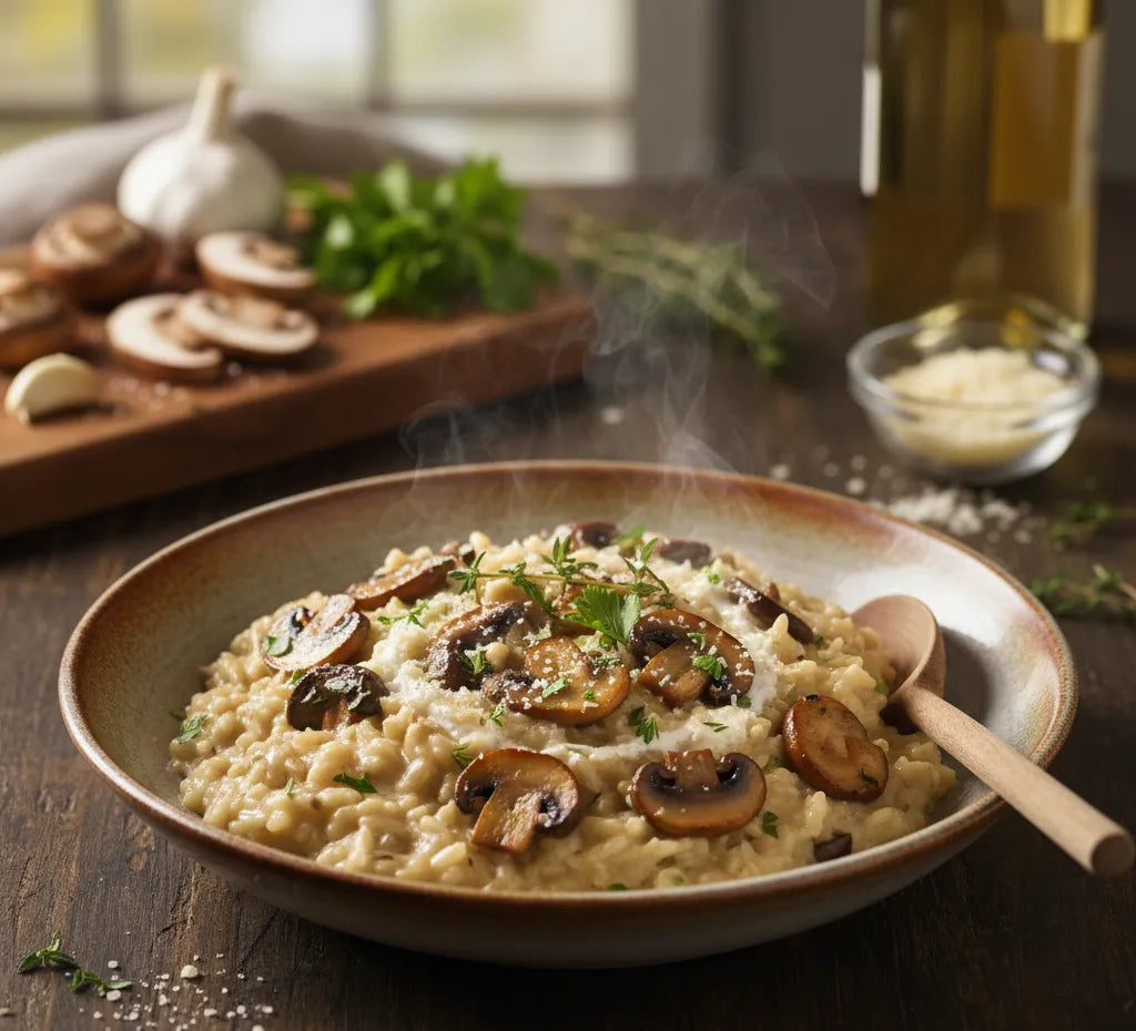 Creamy Mushroom Risotto: A Cozy Comfort Dish – Geedel