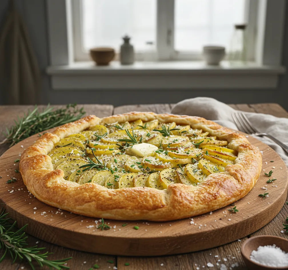 Herbed Potato Galette: A Rustic Delight Straight from Your Kitchen – Geedel