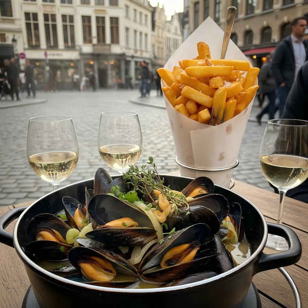 Belgian Mussels & Fries - Easy National Dish | Geedel