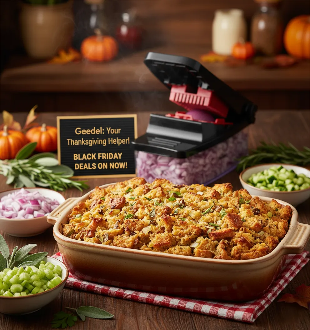Thanksgiving Stuffing - Easy Holiday Side Dish | Geedel