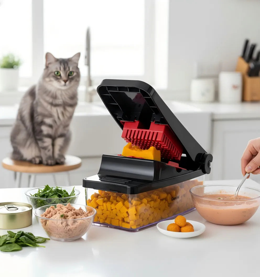 Irresistible Cat Treats in 2 Mins - Geedel Chopper