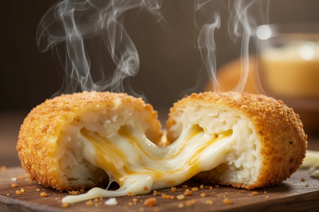 Potato Croquettes with Cheese Recipe - Crispy & Easy – Geedel