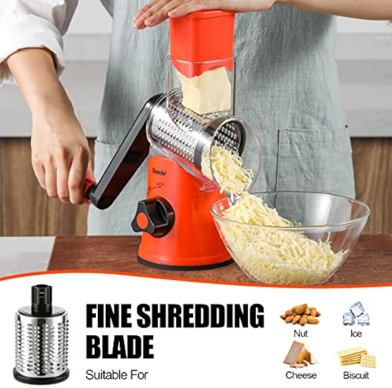 Geedel: Cheese grater, Food chopper and more Kitchen Gadgets